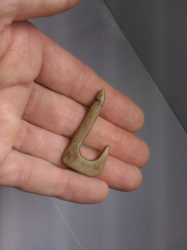 Indian Artifact Bone Fish Hook Native American | eBay