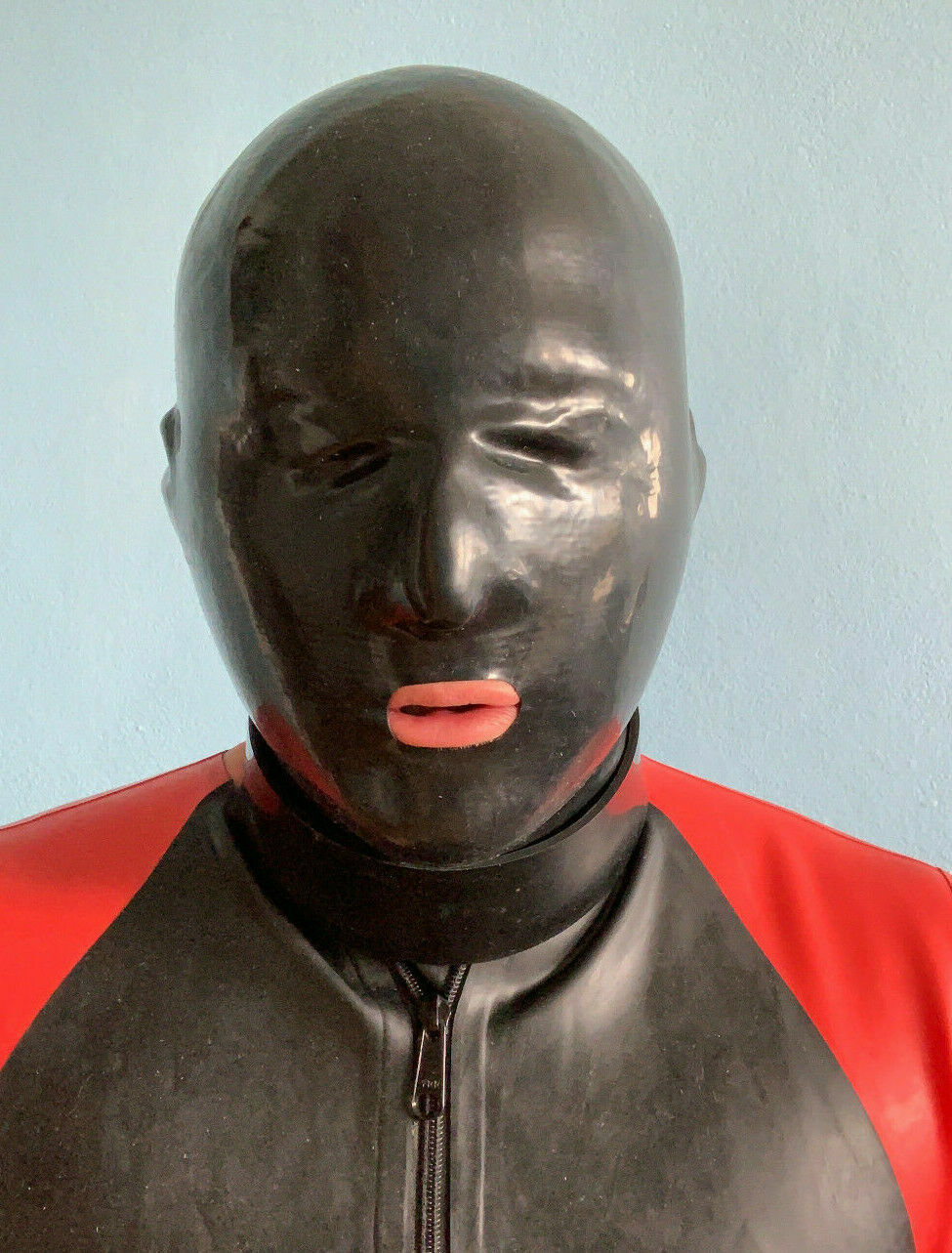 Anatomische Latex Gummi Maske 0,8 oder 1,0 mm Stärke | eBay