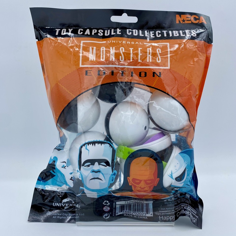 NECA Toy Capsule Collectibles UNIVERSAL MONSTERS Edition 2021 NEW ...