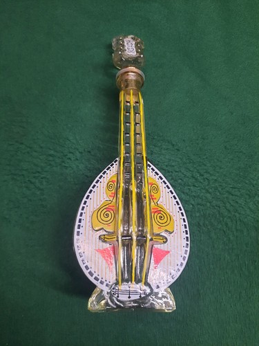 MENTA Greek Mandolin Decanter Wine Bottle Musical Instrument Glass | eBay