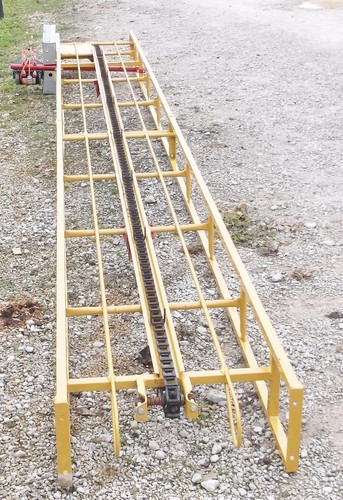 NEW 24 FT SQUARE HAY BALE ELEVATOR WITH MOTOR (FREE 1000 MILE DELIVERY ...