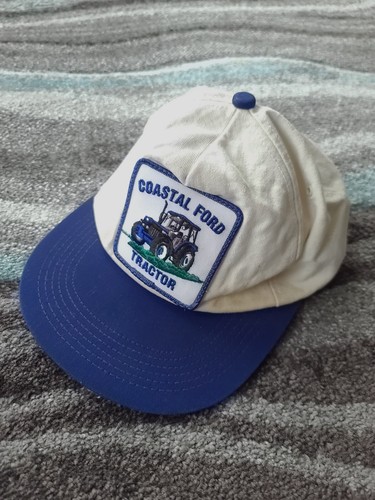 Vintage Coastal Ford Tractor Hat Cap Patch American L… - Gem