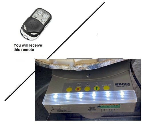 1 Boss Steel-line OLD model Roller Door compatible garage remote ...