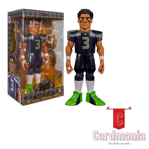 NFL Football - Russell Wilson Seattle Seahawks 12" Gold Premium Vinyl ...