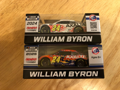 William Byron #24 AXALTA Daytona 500 Win 2024 & 2025 Chevrolet, Lot of ...
