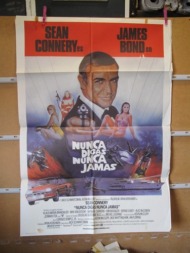 A10614 007 NONCA DIGAS NUNCA JAMAS Sean Connery, Klaus Maria Brandauer ...