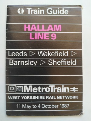 British Rail Pocket Timetable Hallam Line 9 May 1987 | eBay