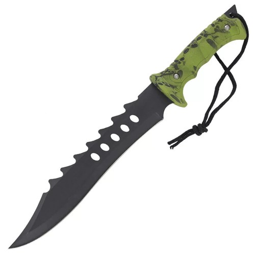 Outdoor Zombie Warped Mind Full Tang Hunting Fixed Blade Knife | eBay
