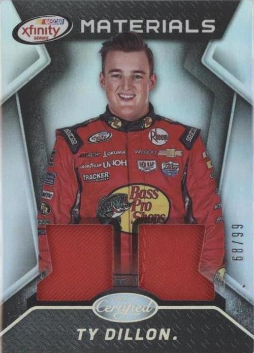 2016 Panini Certified - Xfinity Materials Ty Dillon #XM-TD Mirror ...