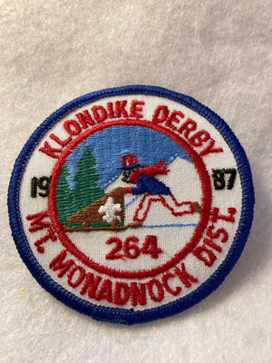(87) Boy Scouts - 1987 Mt. Monadnock District - Klondike Derby patch | eBay