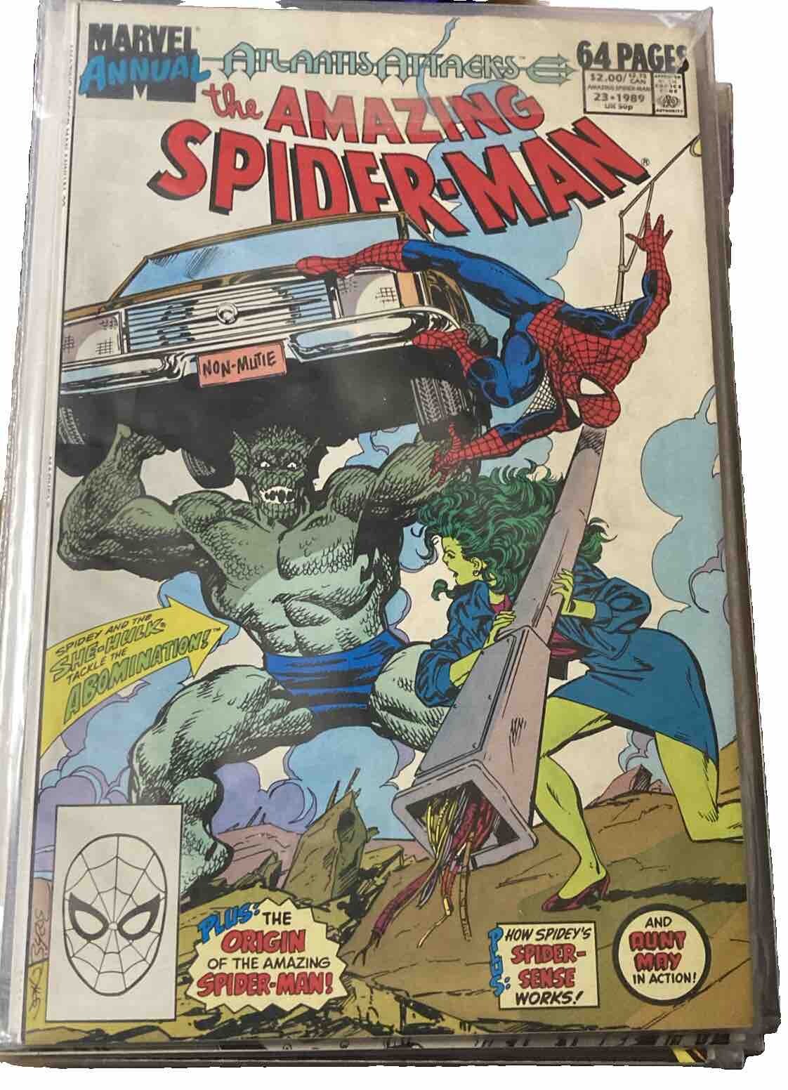 Marvel Comics / The Amazing Spider-Man # 23 / Annual Atlantis Attacks ...