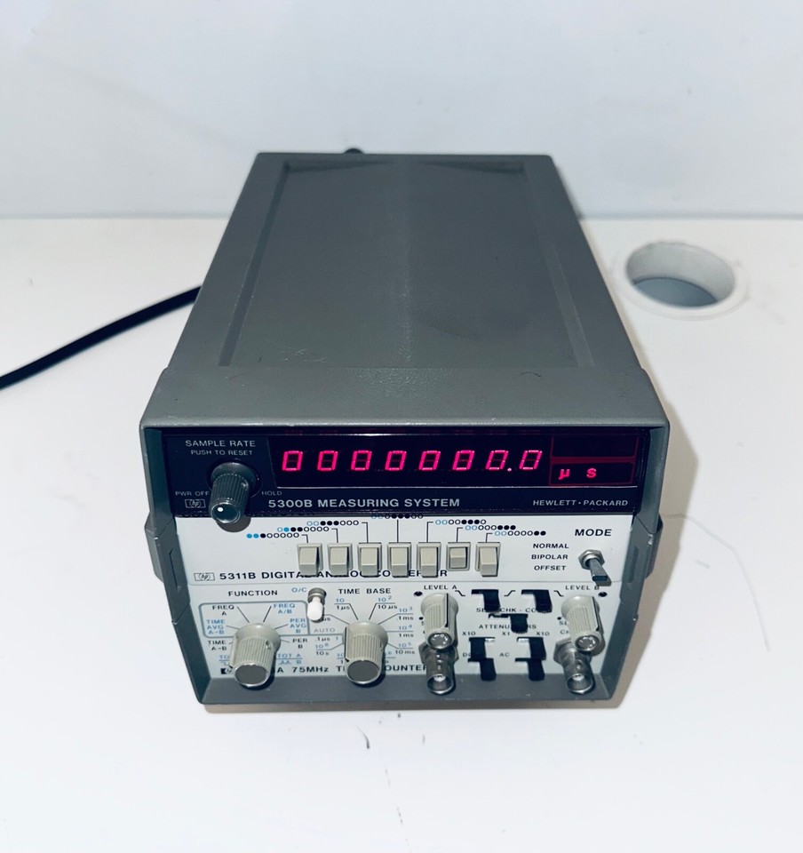 HEWLETT PACKARD HP 5300B MEASURING SYSTEM WITH 5311B D/A CONV 5308A ...
