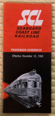 pk05013:Passenger Train Schedules-Seaboard Coast Line Railroad-December ...