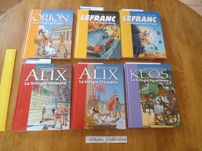 Lot 18 Tracks Jacques Martin 6 Comics Trilogy Alix Keos Orion Lefranc ...
