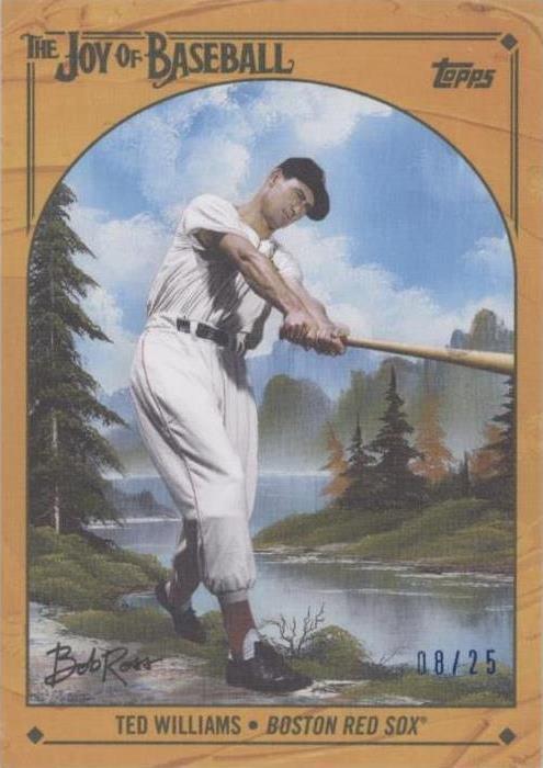 2023 Topps X Bob Ross The Joy of Baseball - Ted Williams #12 Indian ...