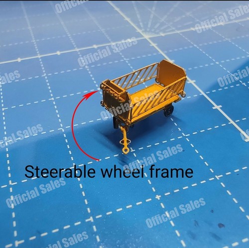 1/200 Airport Gse Multiple Movable Parts Trailer One Set Finished ...