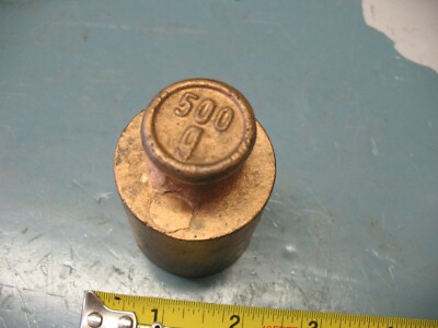 CAST IRON 500 g BALANCE SCALE WEIGHT | eBay