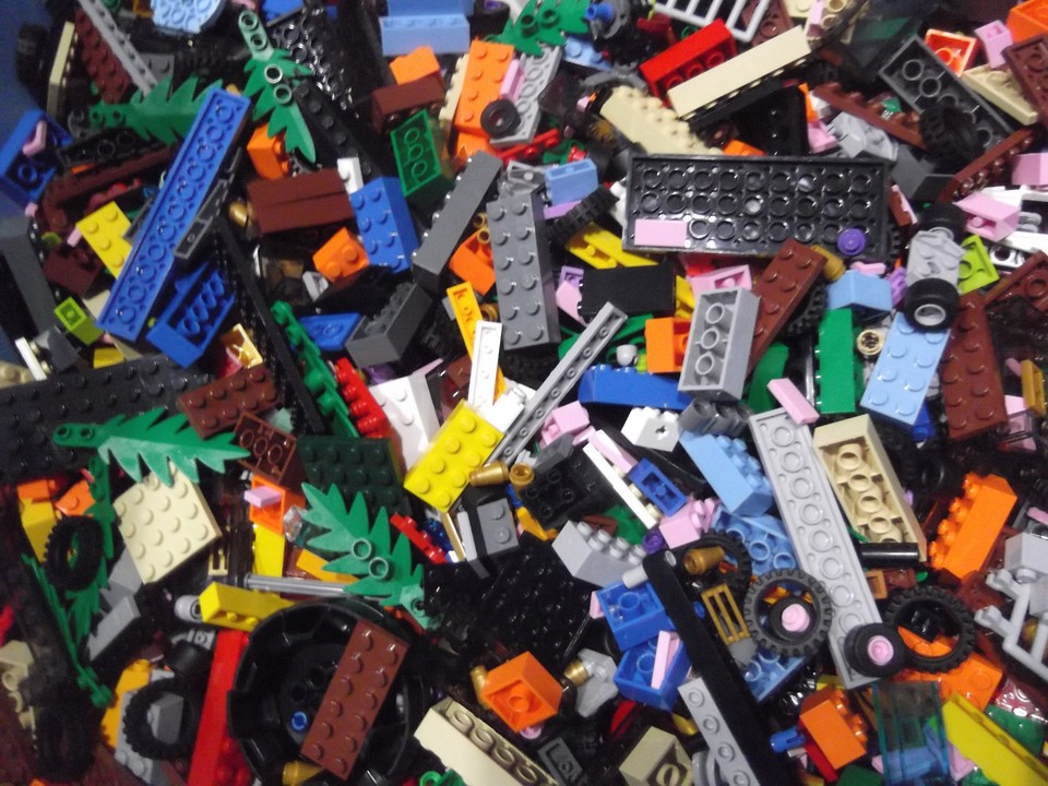 N☀️1 to 1000 POUNDS LB LEGO LEGOS mix PIECES FROM HUGE BULK LOT PARTS ...