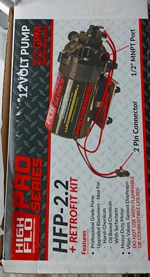 High Flo Pro Series Hfp-2.2 +Retrofit Kit 2.2 GPM. 12 Volt Pump NEW. | eBay