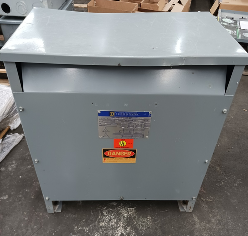 Square D 45 KVA 3 Phase Transformer 480 Delta HV 240 LV Delta 45T6H | eBay