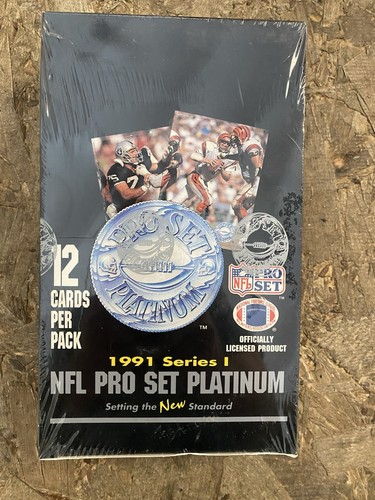 1991 NFL Pro Set Platinum Series 1 Football Cards Box 36 Packs Factory ...