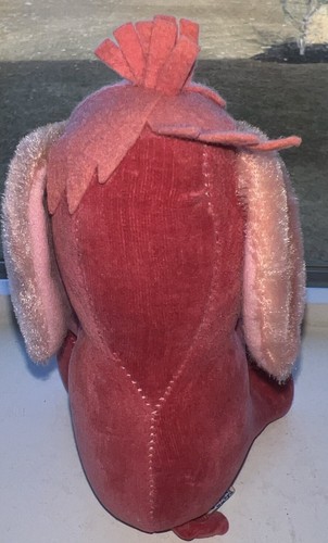 Vintage Dakin Dream Pets Pink Velvet Rufus Dog Plush With Two Flowers ...