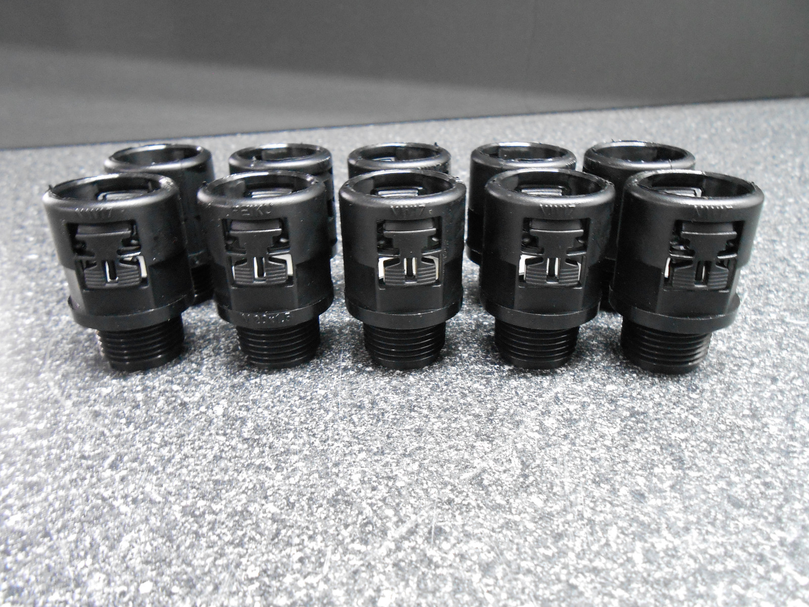 10 x REIKU PAGVB-17M20 CONDUIT STRAIGHT CONNECTORS WITH SEAL MALE ...