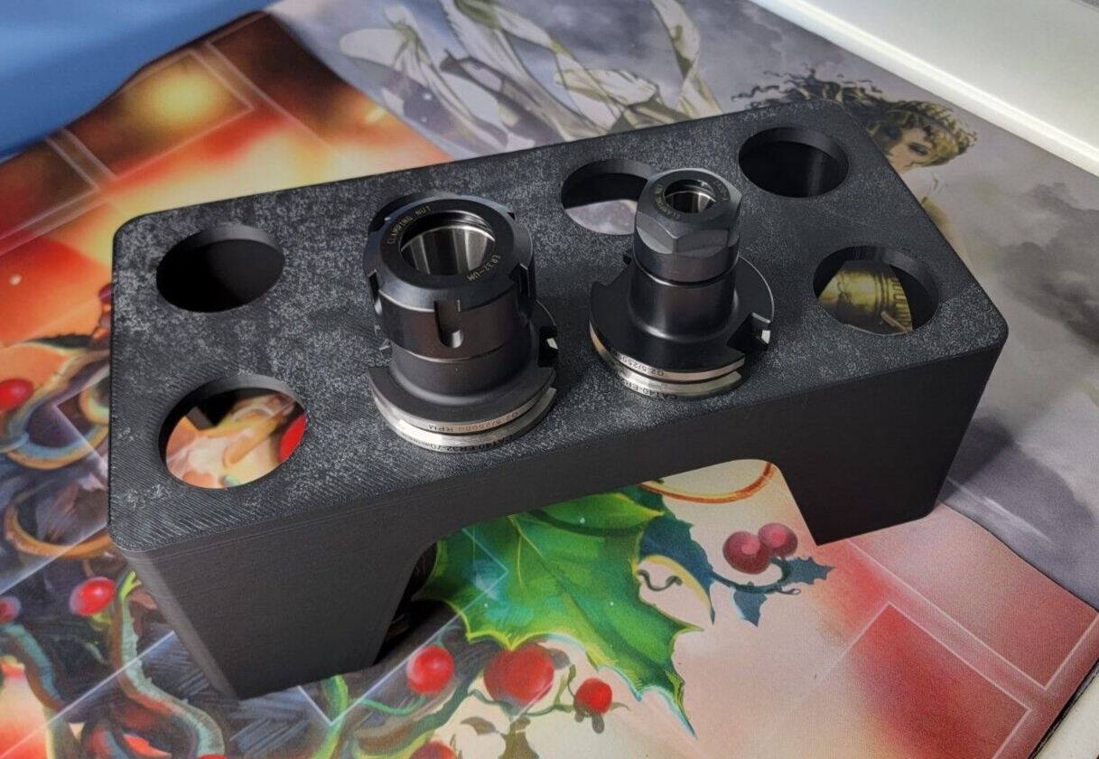 CAT40/BT40/NMTB40 CNC Tool Holder Rack - Holds 16 Tools-40 Taper-ships ...