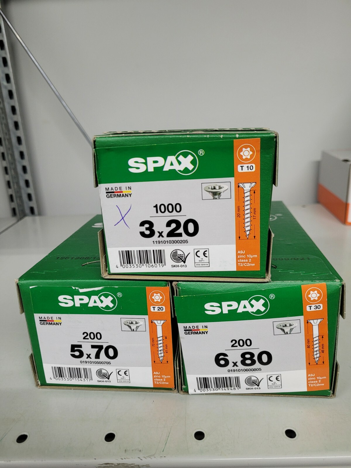 SPAX ®Wirox verz. Original ABC T-Star Plus Senkkopf, Torx ...