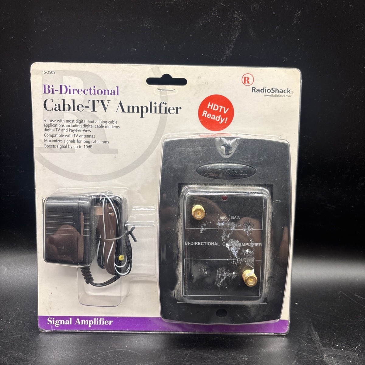 Radio Shack Cable Signal Amplifier Catv Signal Amplifier Single Phase