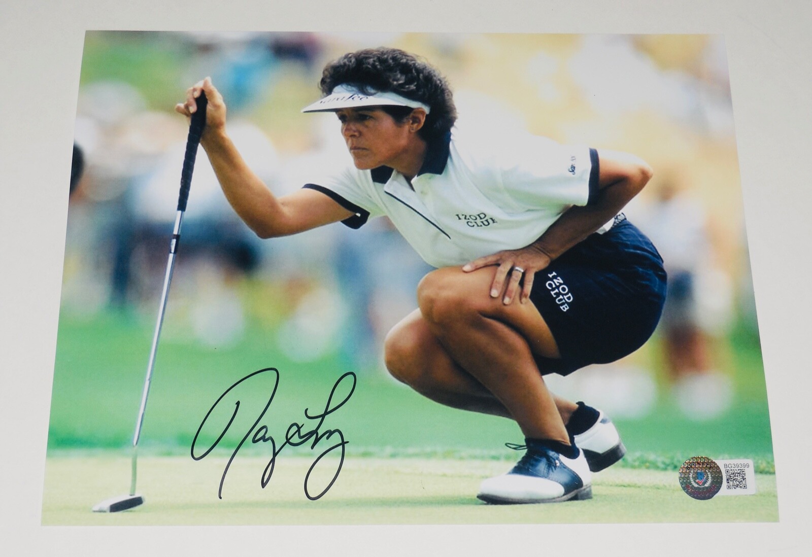 NANCY LOPEZ AUTOGRAPHED 8X10 COLOR PHOTO (LPGA HALL OF FAME) - BECKETT ...