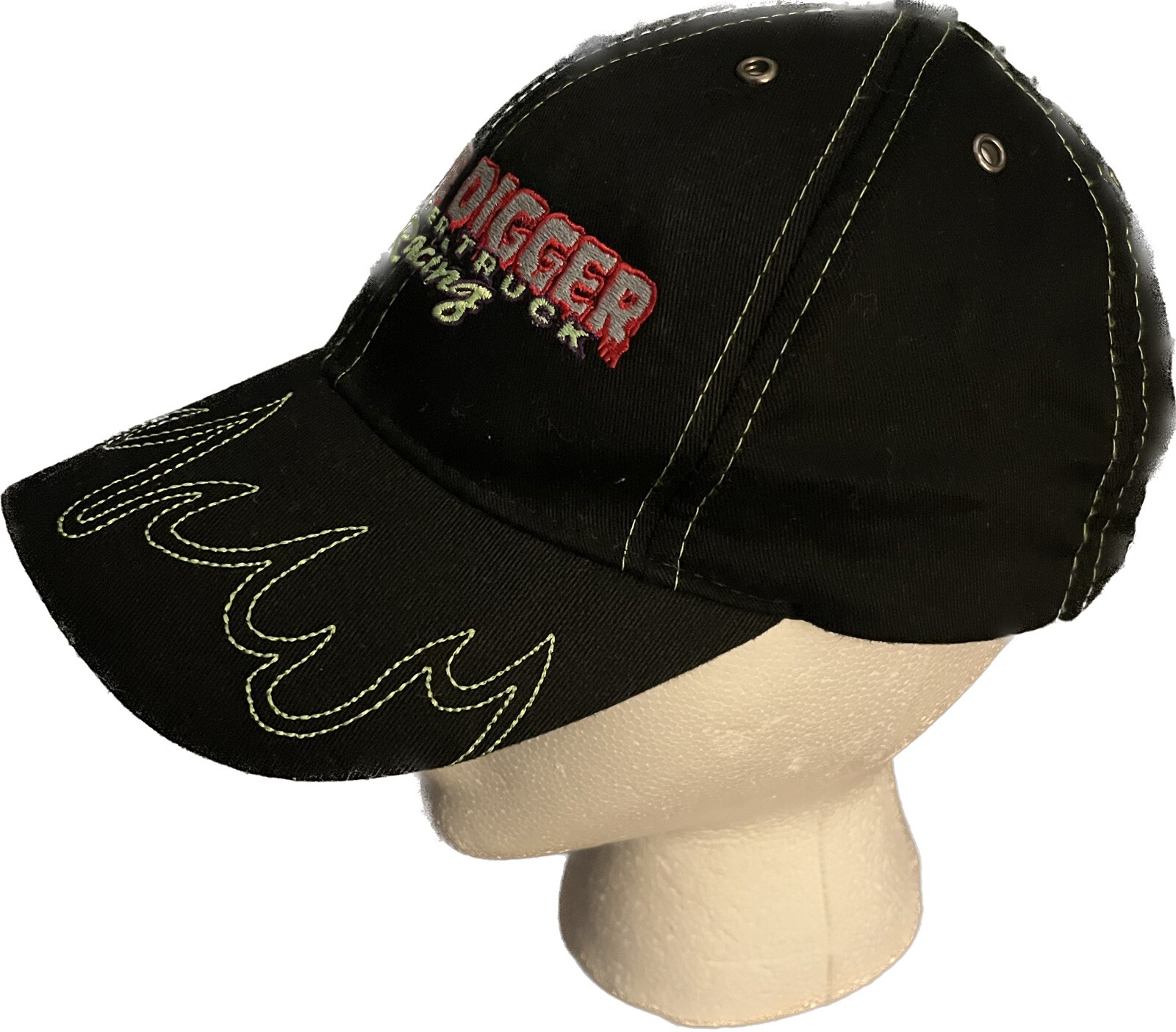 Grave Digger Hat Monster Truck Racing Embroidered Bas… - Gem