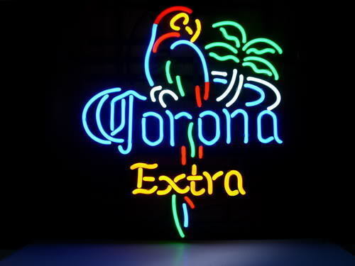 US STOCK 17"x14" Corona Extra Parrot Bird Palm Tree Neon Sign Light ...