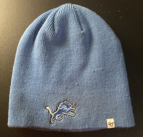 Detroit Lions NFL '47 Beanie Winter Hat Cap Football Honolulu Blue ...