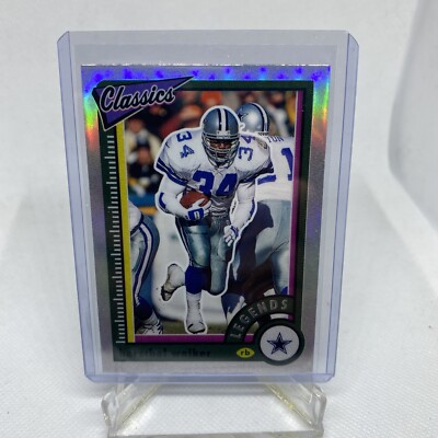 HERSCHEL WALKER 🏈 2022 Panini Classics💥Premium Silver REFRACTOR💥LEGENDS ...