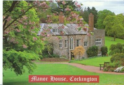 Devon Postcard - The Manor House - Cockington Court AB345 | eBay
