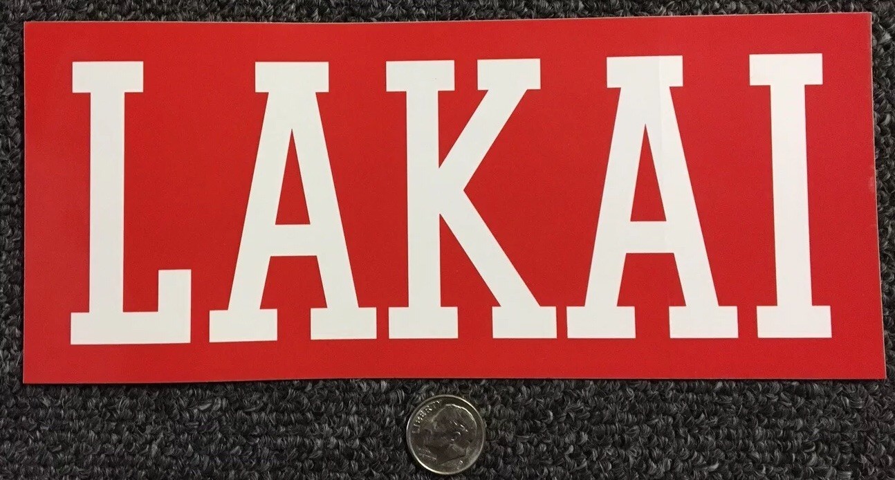 Vtg Lakai Sticker Chocolate Skateboards Girl DGK Fourstar Thrasher ...