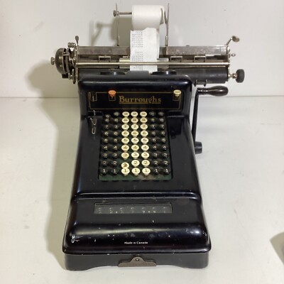 Cash Register, Adding Machines - Burroughs Class