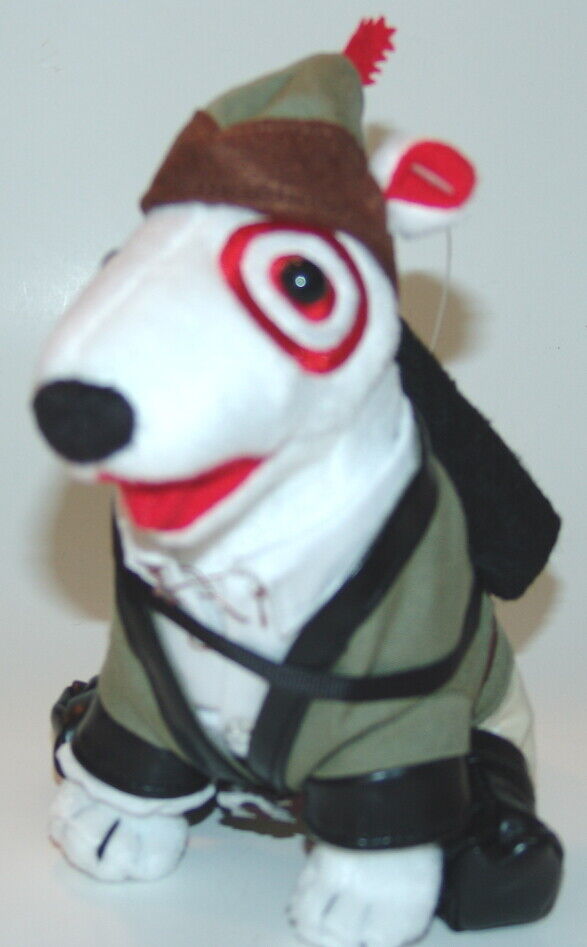 Target Dog Plush Robinhood Dog Stuffed Toy Bullseye - Very Rare | eBay