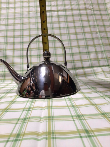 Lepicure Tea Pot 18/10 Stainless Steel Kettle with Handle & Lid Tea ...