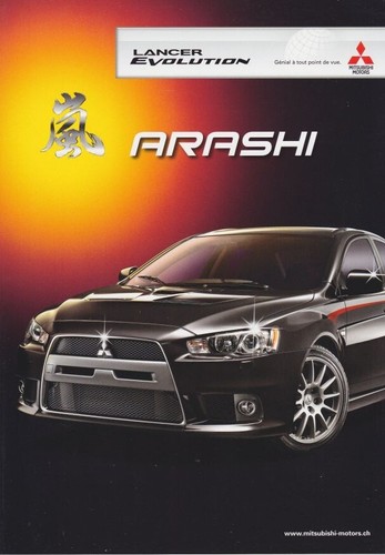 Brochure Mitsubishi Lancer Evolution X Arashi 07/2011 Suisse en ...