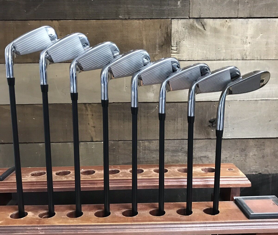DEMO RH Senior Mens Powerbilt EX 550 Hybrid Iron Set 4-SW Senior Flex ...