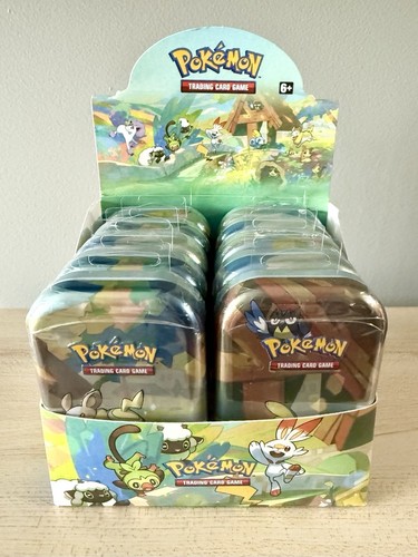 Pokemon Mini Tin GALAR PALS C22 EVOLVING SKIES Brilliant Stars Set Of ...