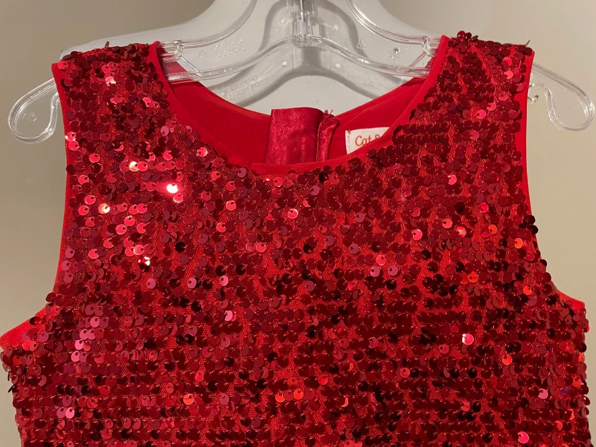 Red Sequin Tops For Girls