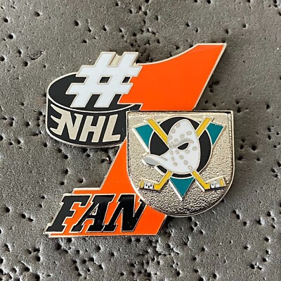 Anaheim Ducks #1 Fan NHL Hockey Pin | eBay