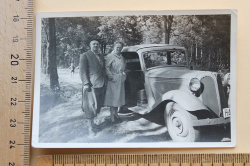 Foto Photo Auto PKW Oldtimer Vorkrieg BMW Kennzeichen HA Hagen Ehepaar ...