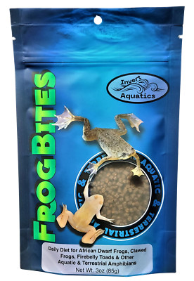Frog Bites - Moist Sinking Pellets for Aquatic & Terrestrial Frogs ...