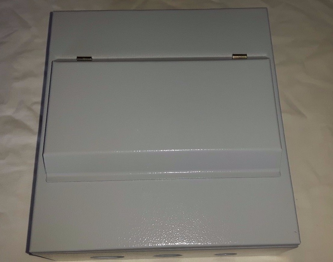METAL CLAD garage consumer unit 4 way with 63amp 30ma rcd plus 4 mcb,s ...