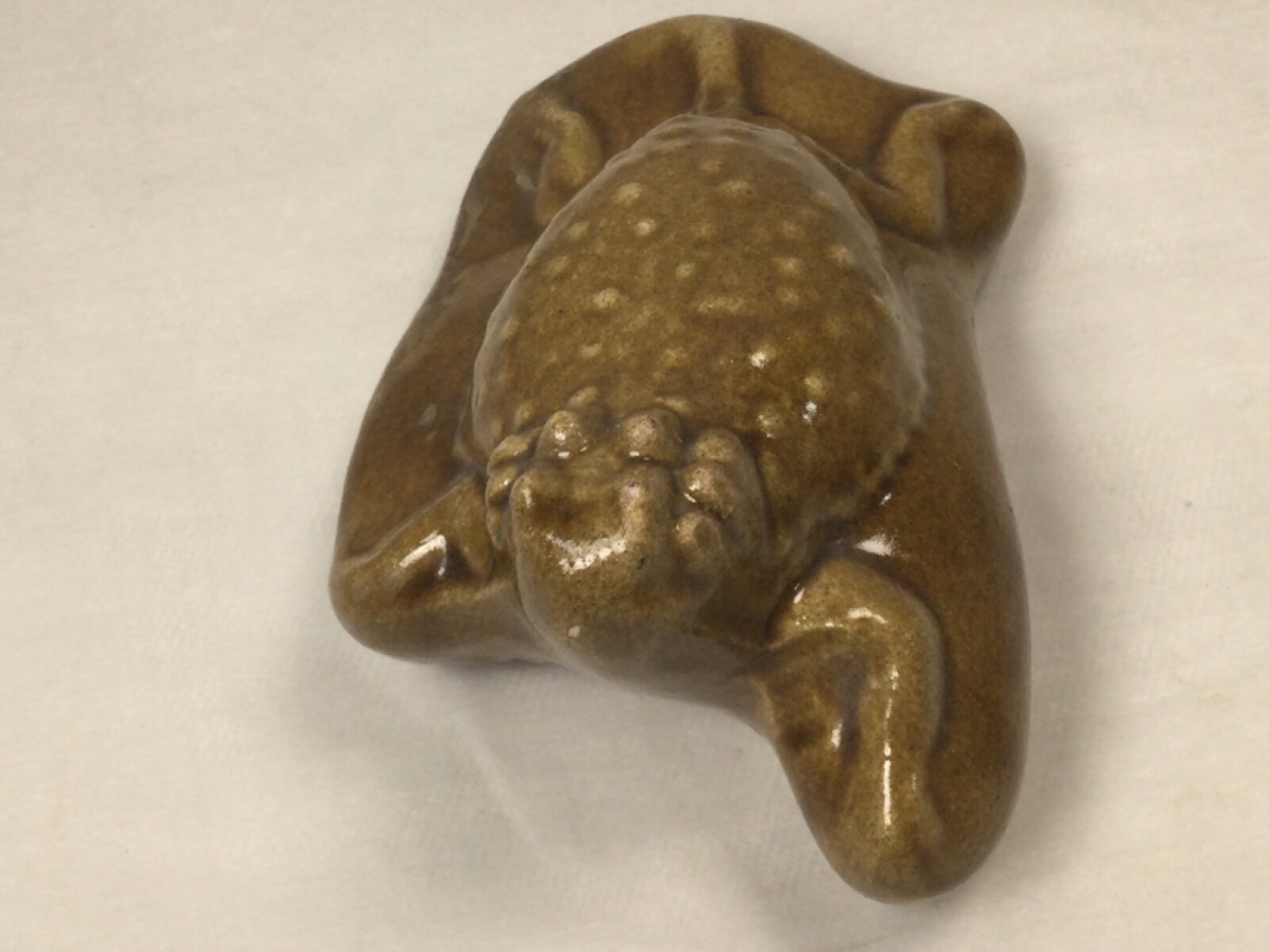 Old rip. House of Webster Art Pottery Horned Toad Frog Statue ...