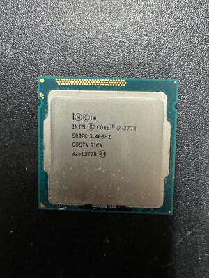 Intel Core i7 3770 3.4GHz Quad-Core CPU SR0PK LGA 1155 CPU Processor ...